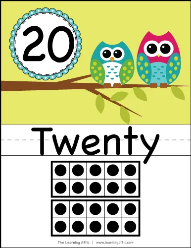 Owl Ten Frame Counting Anchor Posters 1-20 - Learning Attic