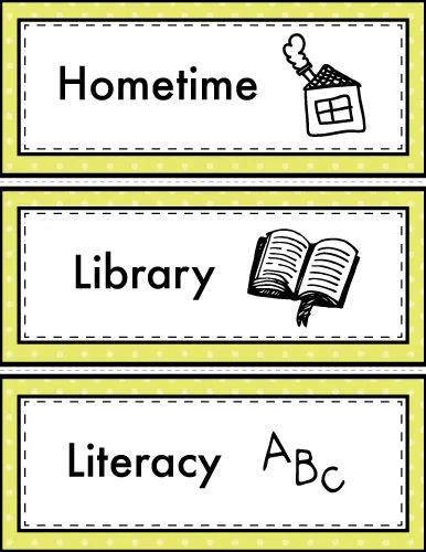 Owl Classroom Daily Schedule Labels - Learning Attic