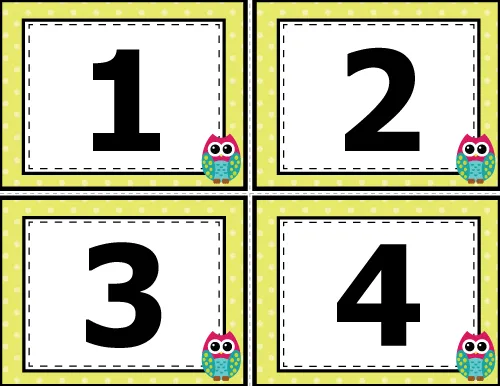 Independent Reading Book Bin Number Labels - Learning Attic