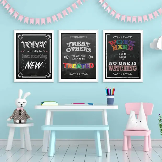 Chalkboard Inspirational Posters Complete Bundle - The Learning Attic
