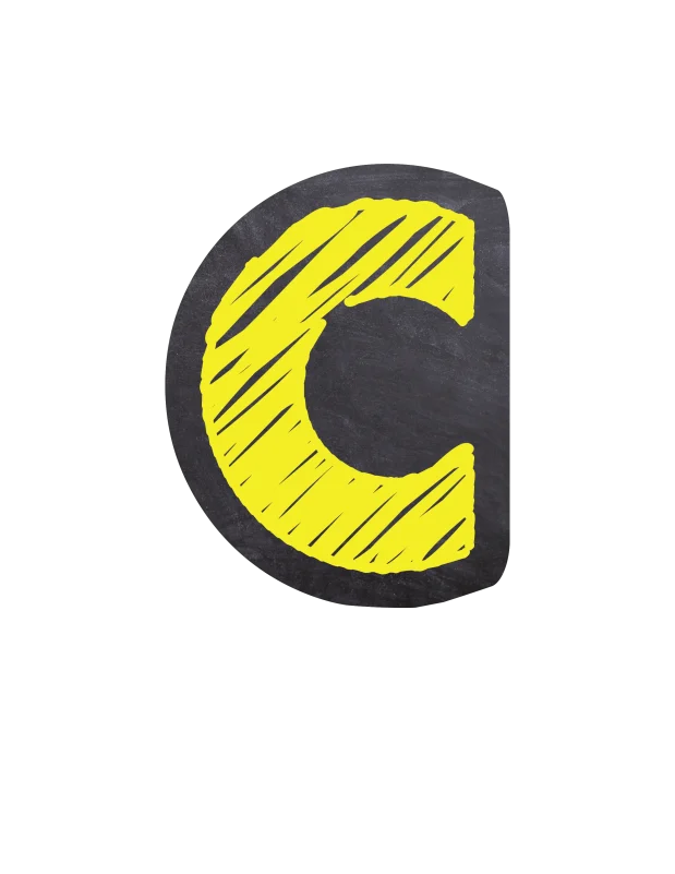 Chalkboard Letters & Numbers in Neon - Learning Attic