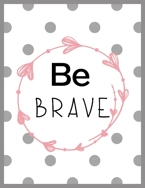 Be...Motivational Polka Dot Classroom Posters - Learning Attic