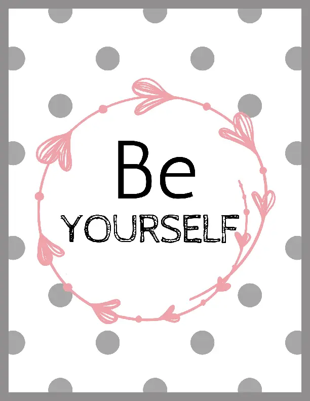 Be...Motivational Polka Dot Classroom Posters - Learning Attic