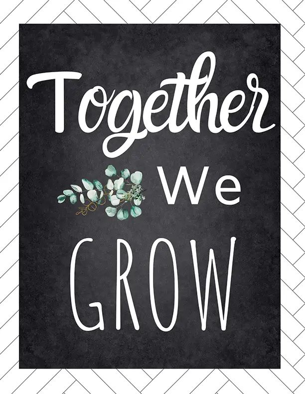 Farmhouse & Eucalyptus Bulletin Board Set - Learning Attic