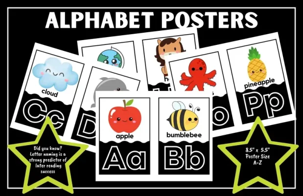 Alphabet Posters - Learning Attic