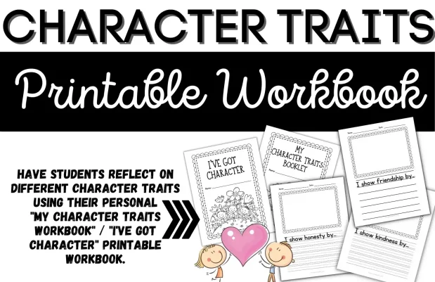 Character Traits Posters & Bulletin Board Set - Learning Attic