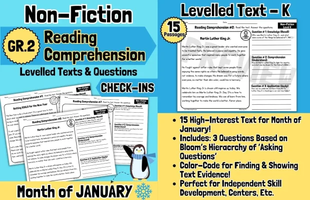 Grade 2 Non-Fiction Reading Comprehension - Learning Attic
