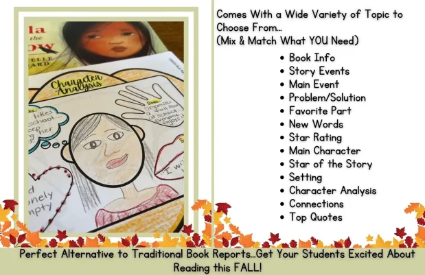 3D Pumpkin Book Report Craftivity - Learning Attic