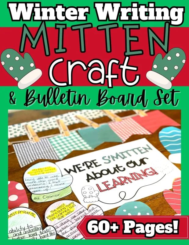 Mitten Craft "We're S'MITTEN About Our LEARNING" & Bulletin Set ...