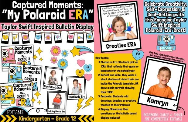 Taylor Swift Bulletin Display In Our Era Craft S.E.L. Back-to-School ...