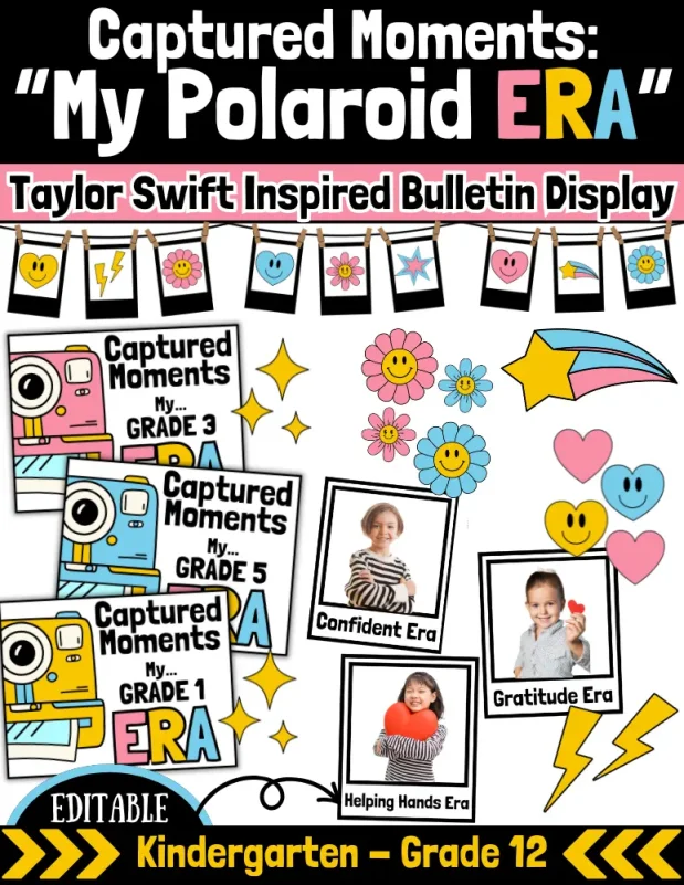 Taylor Swift Bulletin Display In Our Era Craft S.E.L. Back-to-School ...