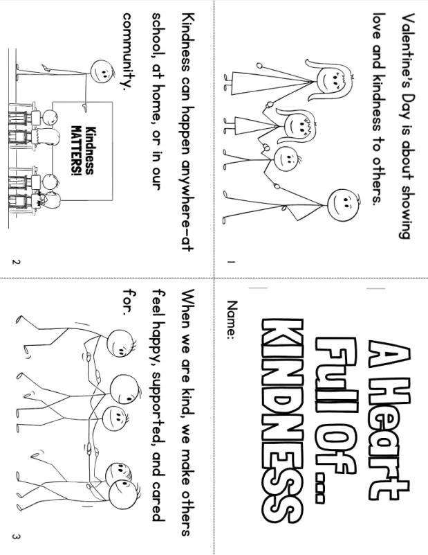 Valentines Day Bulletin Board Craft Kindness Winter February Activity ...