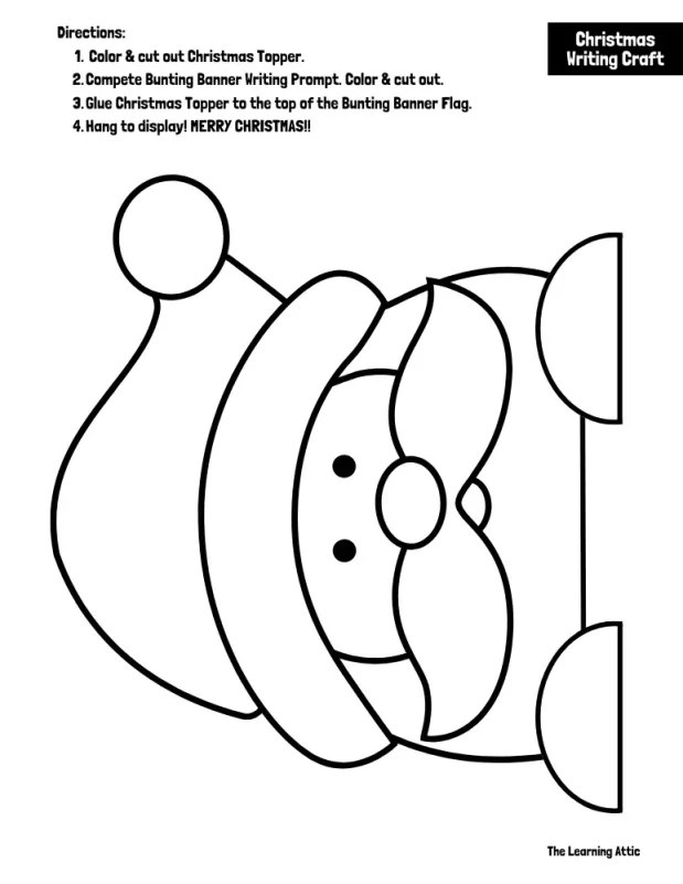 Christmas Writing Crafts December Activities Winter Bulletin Board ...