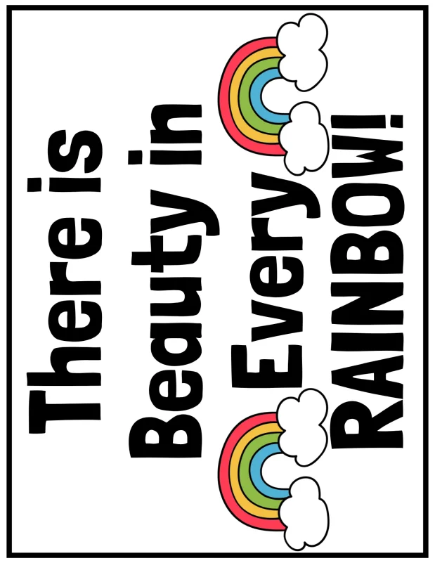 Rainbow Craft Spring Writing Activity March Bulletin Boards Back-To ...