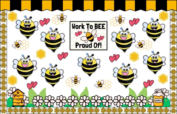 Spring Bee Insect Craft Printable Writing Prompts Activity March April ...