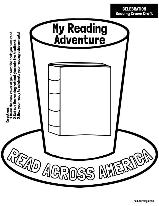 Read Across America Celebration Crowns & March Reading Bulletin Dr ...