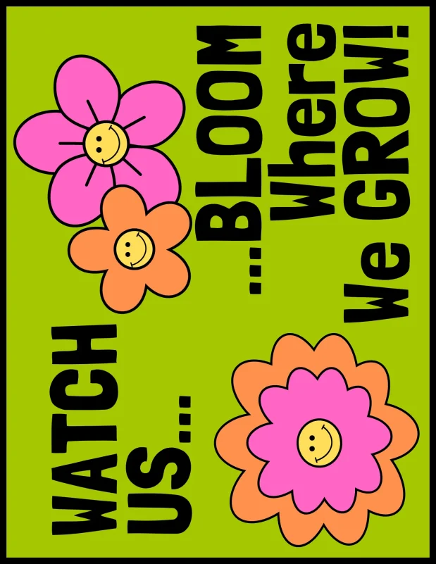 Spring Writing Printable Craft March April May Activity SEL Growth ...