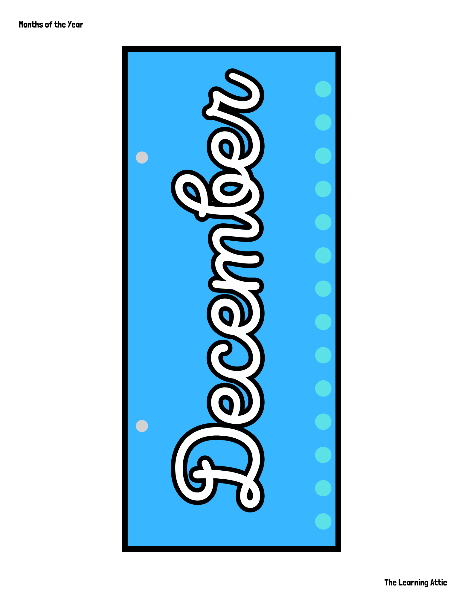 Daily FLIP Calendar Cards Rainbow & Polkadot Colors Pocket Chart 2025 ...