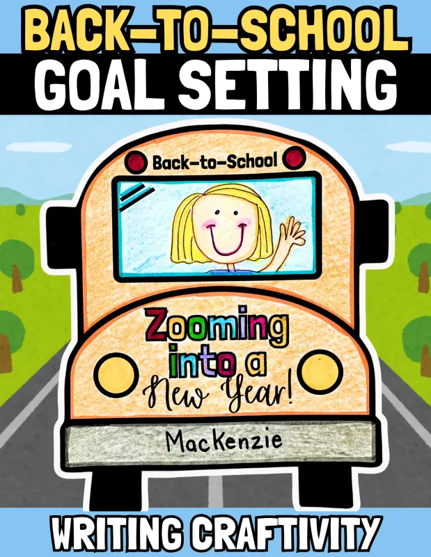Back-to-School Craftivity | First Week Open House Craft | GOAL SETTING ...